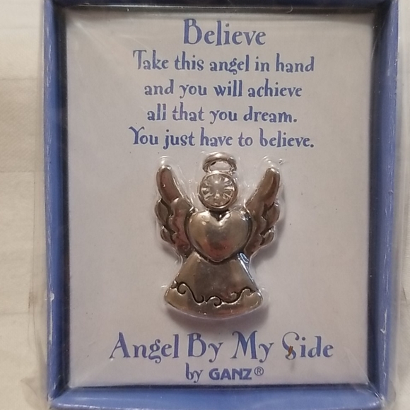 GANZ | Jewelry | New Ganz Silver Rhinestone Angel | Poshmark